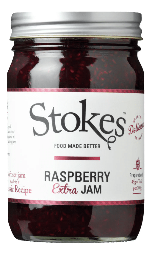 Raspberry Extra Jam - Stokes Sauces Raspberry Extra Jam - Stokes Sauces