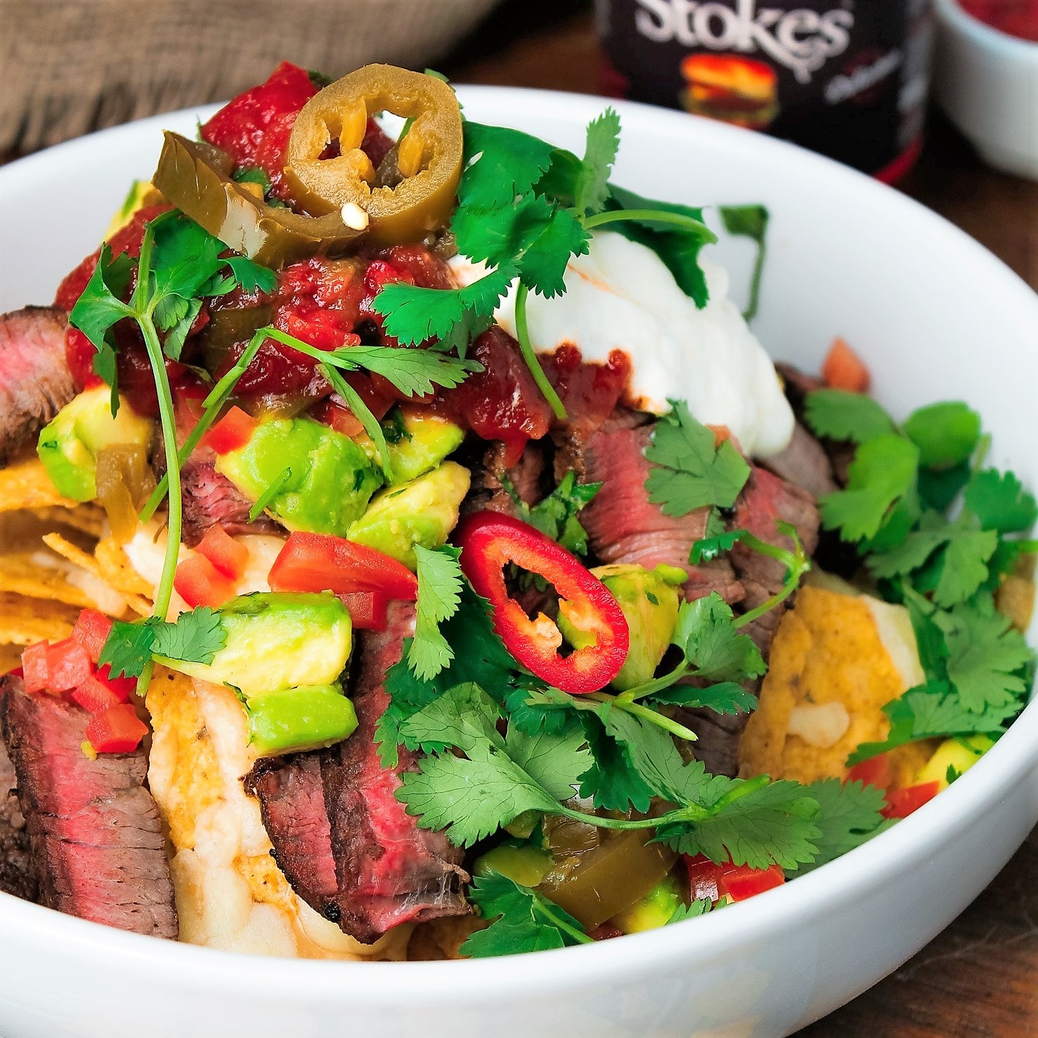 Steak Nachos - Stokes Sauces